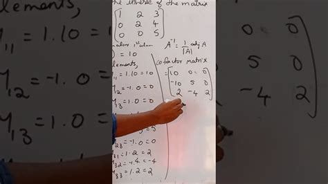 Finding Cofactor Matrix Youtube Finding Cofactor Matrix Youtube