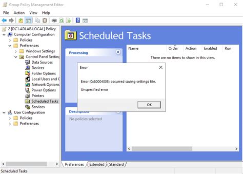 Error 0x80004005 When Deleting A Scheduled Task · Issue 5