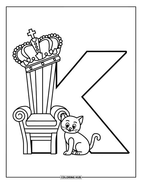 105 Desenhos Da Letra K Para Colorir Para Crianças E Adultos Grátis