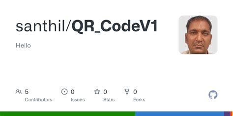 Github Santhilqrcodev1 Hello