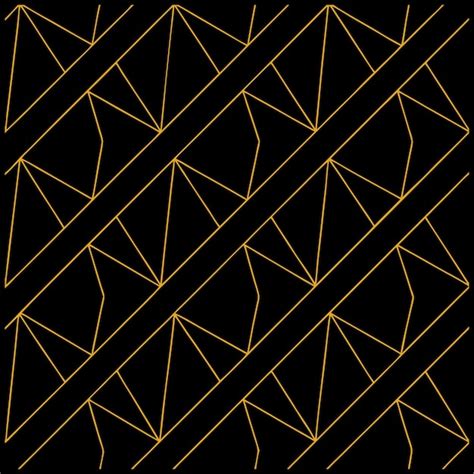 Premium Vector Geometric Seamless Pattern With Gold Lines Vector Design