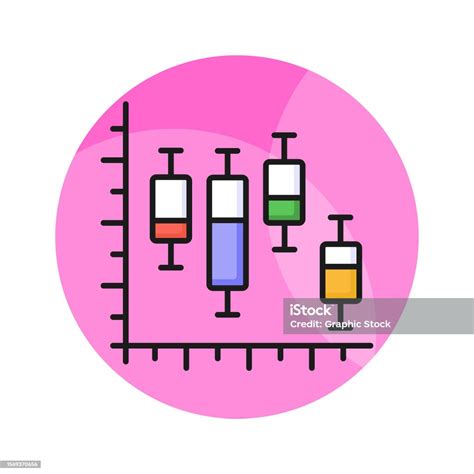 트렌디한 스타일로 세심하게 제작된 촛대 차트 아이콘 프리미엄 벡터 디자인 0명에 대한 스톡 벡터 아트 및 기타 이미지 0명