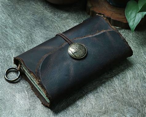 Genuine Leather Notebook Vintage Travel Diary Handmade Leather Journal Travel Journal