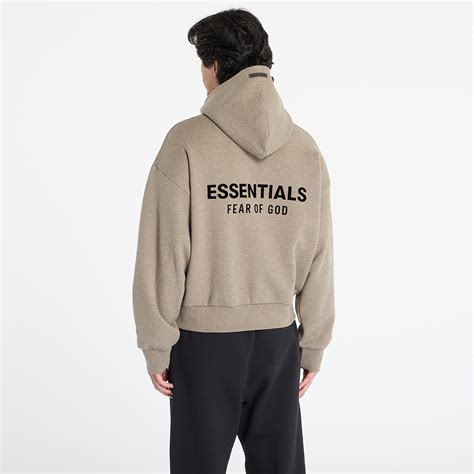 Fear Of God Essentials Classic Fit Fleece Hoodie Homestead Heather