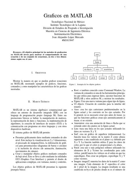 graficos en matlab pdf matlab entorno de desarrollo integrado