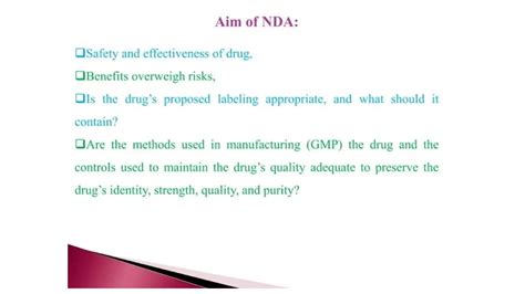 Regulatory Requirement For Drug Approval Pptx