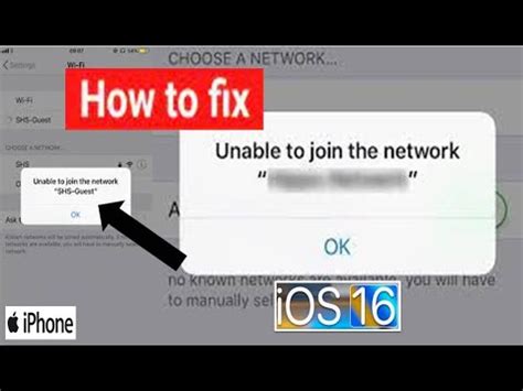 How To Fix Unable To Join Wifi Network Error On Iphone And Ipad After