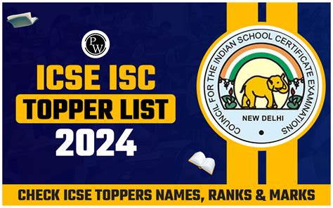 Icse Isc Topper List 2024 Check Icse Toppers Names Ranks And Marks
