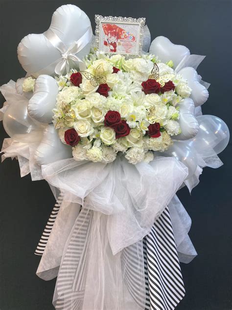 すとぷり 莉犬様のライブ公演祝いフラスタ さいたまスーパーアリーナ フラスタ 楽屋花 はなしごと
