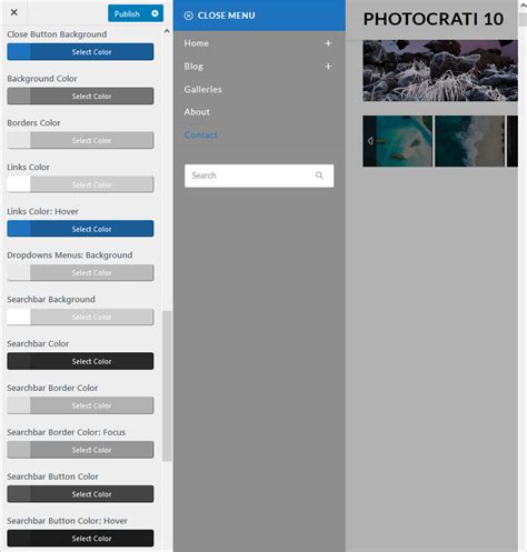 Mobile Menu