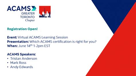 Acams Greater Toronto Chapter On Linkedin Acams Learning Certification