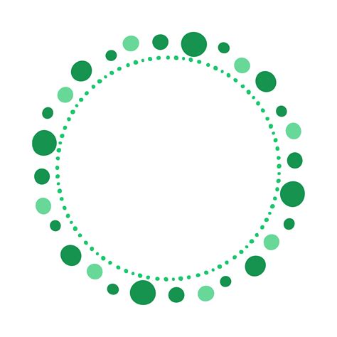 Dot Circle Border