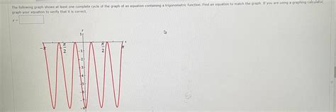 Solved Graph Your Equation To Verify That It Is Correct