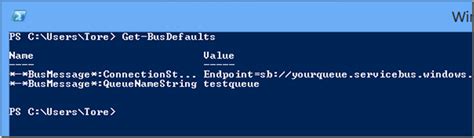 powerbus sending and receiving servicebus messages from powershell