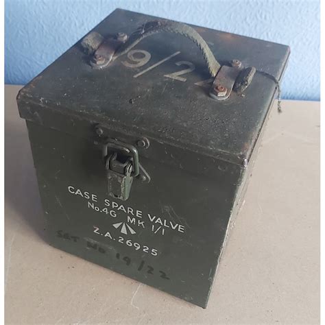 Wireless Set 19 Ws19 Ws22 Ww2 Army Military Radio Case Spare Valves
