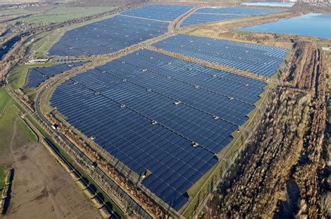 Europes Biggest Solar Farm Switched On For Shell And Microsoft Recharge