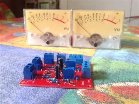 Diy Pcb Only For Analog Vu Meter Stereo Driver £2 00 Picclick Uk