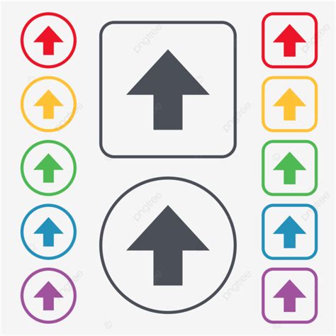 Fragile Package Symbol On Round And Square Buttons Icon Post Arrow