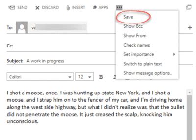 Share Outlook Email Drafts Between Computers Office Watch