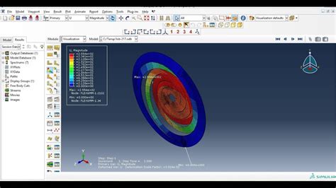 Abaqus Tutorial Videos Static Analysis Of 3d Solid Spiral Flexural