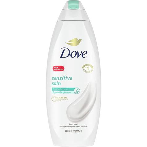 Dove Body Wash With Microbiome Nutrient Serum Sensitive Skin