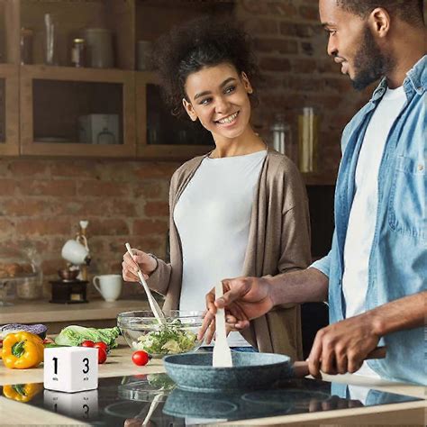 Cube Timer Gravity Sensor Flip Tech 1 3 5 10 Min Multi Scene Timer