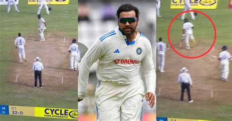 Ind Vs Wi Watch Rohit Sharma Shouts Beod In Frustration As Ball