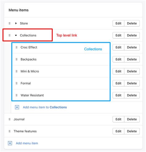 header customize your header and menus safe as milk help center
