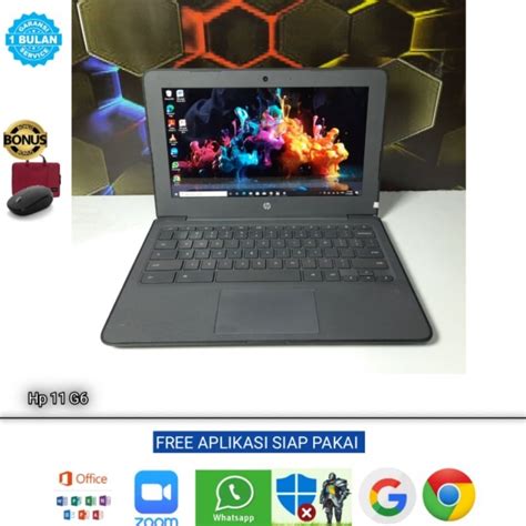 Jual Laptop Hp 11 G6 Intel Celeron Ram 4GB SSD 128GB Windows 10 Shopee Indonesia