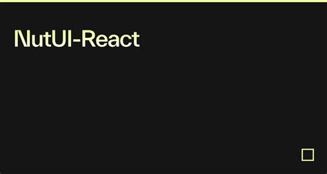 NutUI React Codesandbox