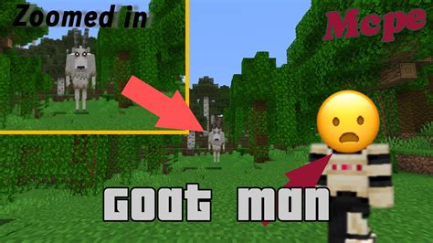 The Goatman For Bedrockpe Youtube