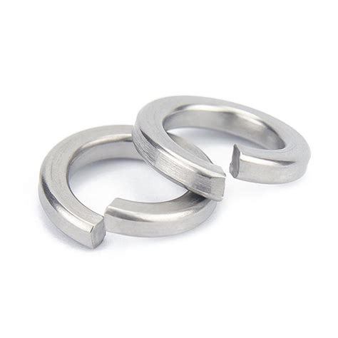 แหวนสปริง แหวนรอง กันคลาย สแตนเลส 304 M4 M5 M6 M8 M10 Spring Washer Screwnbolt