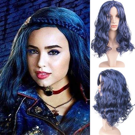 Descendants 2 Kvinnor Evie Wig Long Wavy Curly Wigs Cosplay 72ae Fyndiq