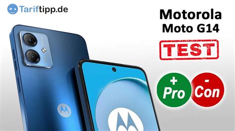 Motorola Moto G14 Test Deutsch Youtube