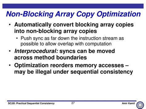making sequential consistency practical in titanium ppt download