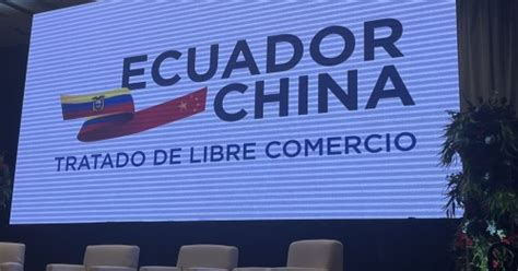 El tratado de libre comercio entre Ecuador y China entrará en vigor el