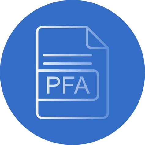 Pfa File Format Flat Bubble Icon 44060805 Vector Art At Vecteezy