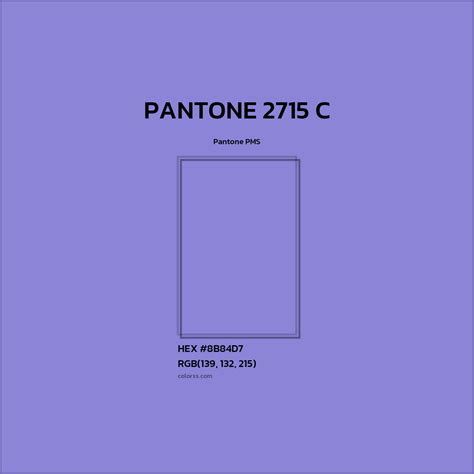 Pantone 2715 C Complementary Or Opposite Color Name And Code 8b84d7