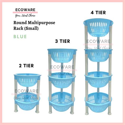 Ecoware Round Multipurpose Rack Small Rak Barang Serbaguna Kecil 23