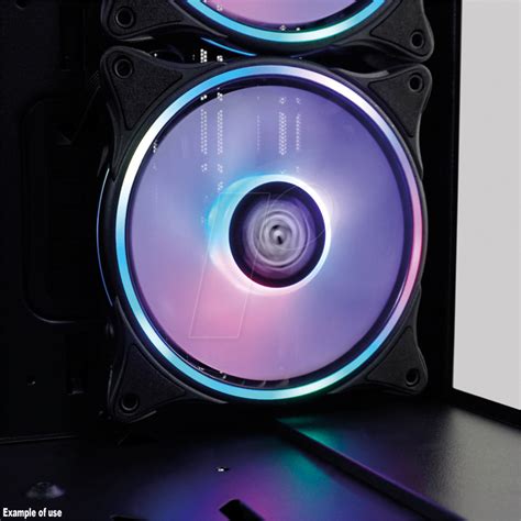 Lc Cf 120 Argb B Lc Power Case Fan 120 Mm Argb Black At Reichelt