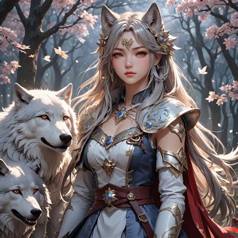 Half Girl Half Wolf Anime Half Girl Half Wolf Anime