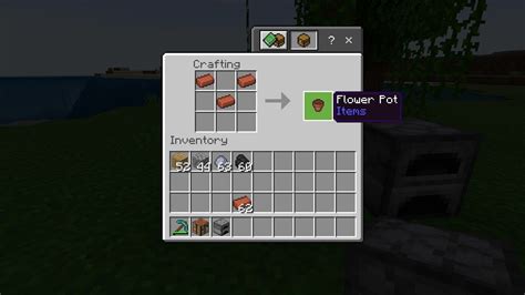 How To Make A Flower Pot In Minecraft