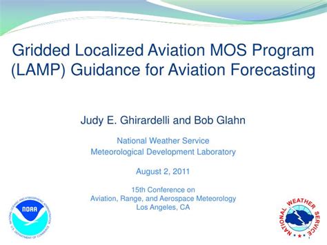 Ppt Gridded Localized Aviation Mos Program Lamp Guidance For