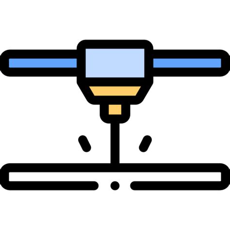 Laser Detailed Rounded Lineal Color Icon