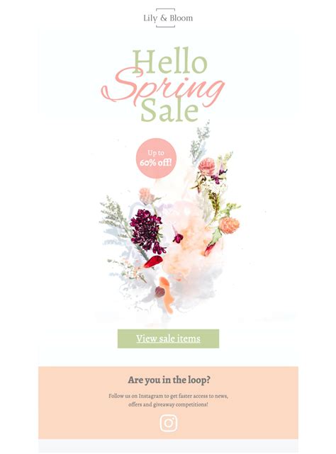Spring Email Template