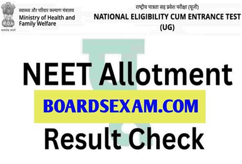 NEET Seat Allotment 2022 Dates Documents Process Result Boards