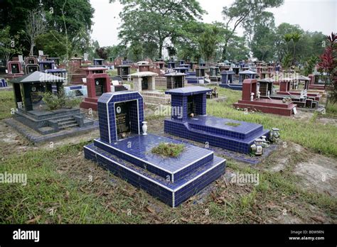 Burial Plots At A Multi Denominational Cemetery In Singapore Southeast