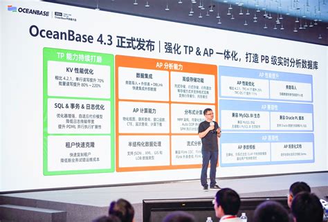 OceanBase 4 3 发布打造 PB 级实时分析数据库可实现秒级实时分析 极客公园