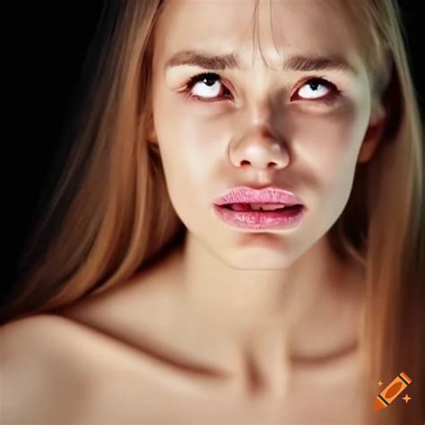 Stunning Close Up Portrait Of A Beautiful Young Woman On Craiyon