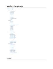Verilog Language Basics Creating A Wire Module With One Input Course